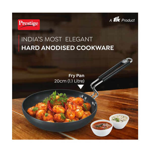 Prestige Hard Anodised Plus Gas and Induction Compatible Fry Pan ...